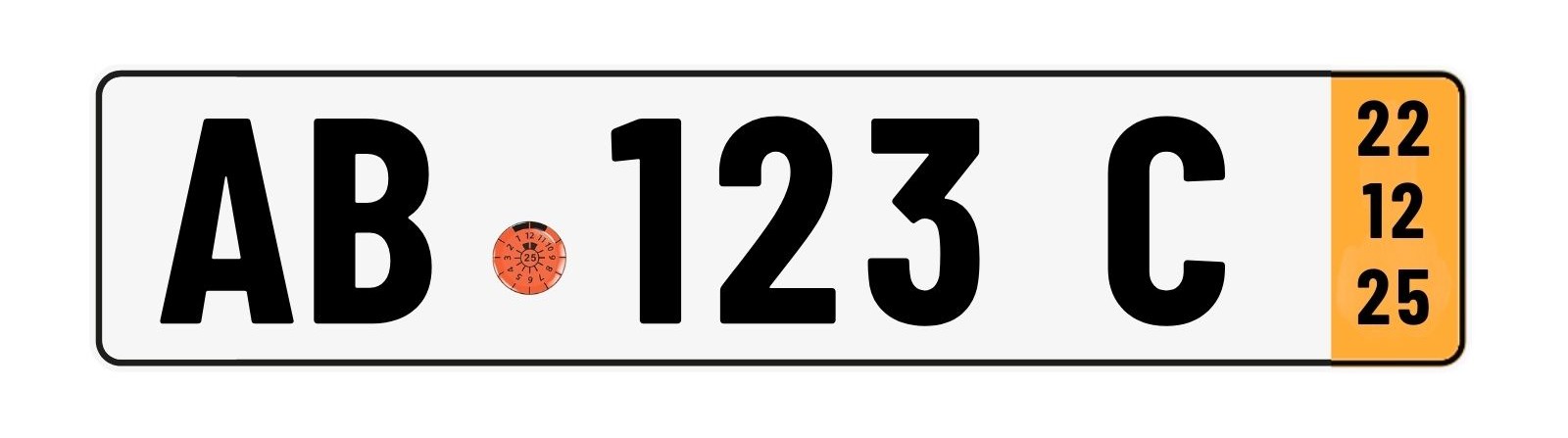 Identifiant Territorial Plaque Immatriculation Allemande