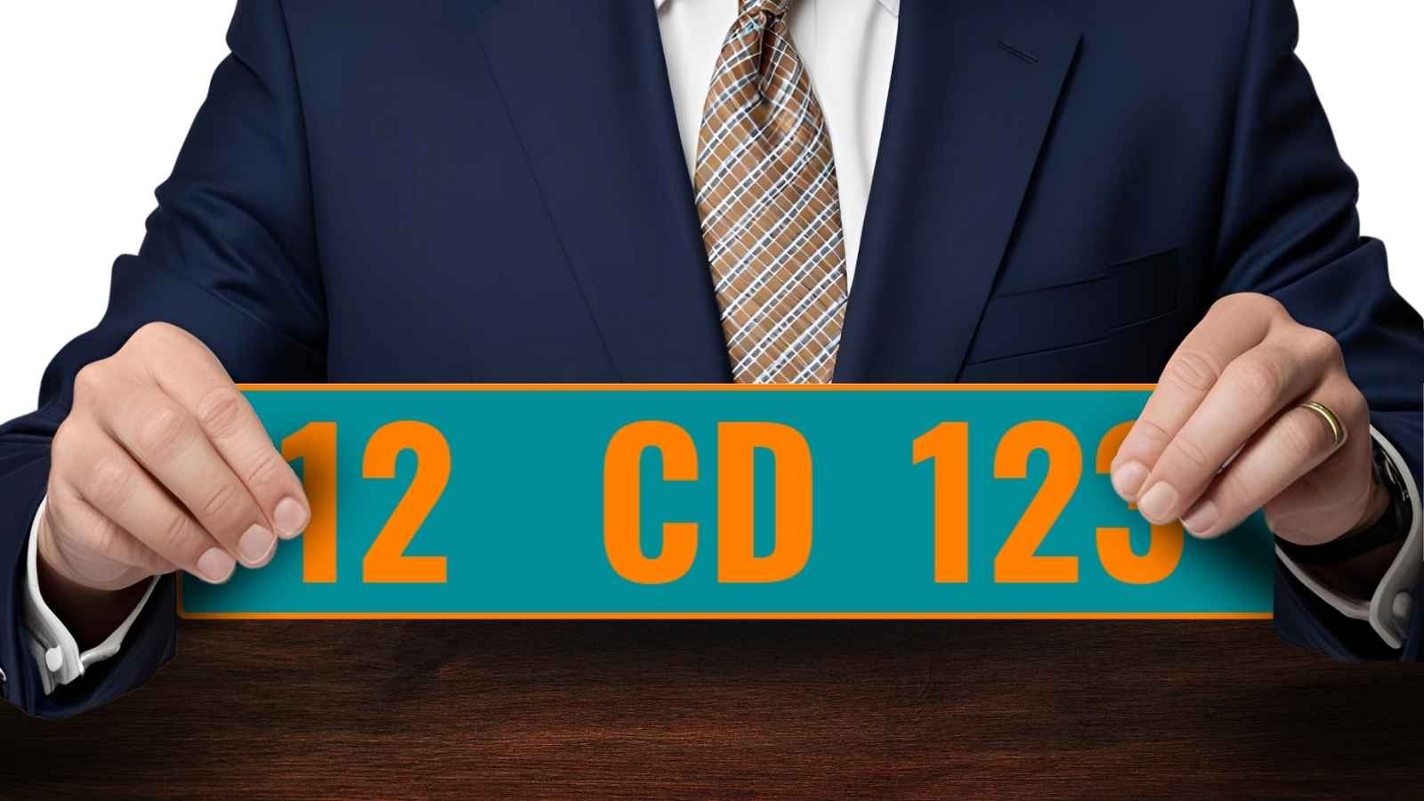 Plaque diplomatique : code pays, organisation ou statut (CD)