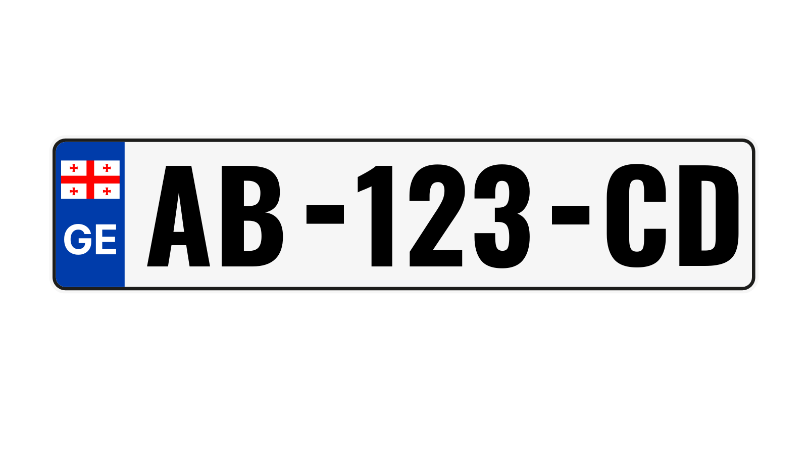 À quel pays appartient cette plaque ? Tableau (formats, exemples)